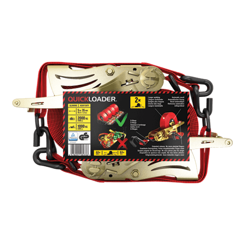 QUICKLOADER® Retractable tie-down 2000KG 5M - Quickloader